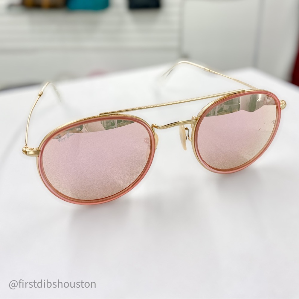 Ray Ban Metallic Round Double Bridge - Gem